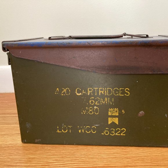 US Army | Storage & Organization | Vintage Military Us Army Metal Ammo ...